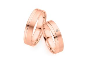 4260632092934 - Trauring PHÖNIX Schmuck Geschenk Gold 333 Ehering LIEBE versch Varianten Fingerringe Gr 49 001 ct SI = kleine Einschlüsse mit Brillant Roségold 333 50 mm rosegold (roségoldfarben) Trauringe Goldring mit oder ohne Brillant - Made in Germany