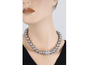 4036673257744 - Kette mit Anhänger COLLEZIONE ALESSANDRO Karlsruhe Gr one size Metall grau Damen Halsketten Ketten mit Anhänger Platinlegierung