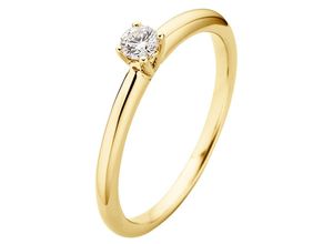 4260710532253 - Fingerring PHÖNIX Schmuck Geschenk Gold 333 Damenring Solitär LIEBE Fingerringe Gr 48 014 ct SI = kleine Einschlüsse Gelbgold 333 20 mm gelb (gelbgoldfarben) Damen Fingerringe Goldring mit oder ohne Brillant - Made in Germany