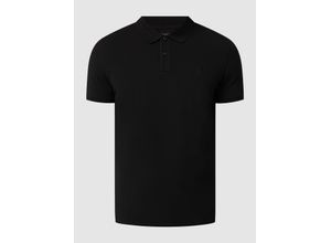 7325866777006 - Poloshirt kurzarm Polo short sleeve rib details black