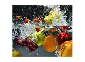 4063129120017 - Herd-Abdeckplatte WALL-ART Glasbild Erfrischendes Obst Herdabdeckplatten Gr B H 60 cm x 52 cm 1 tlg bunt Küchendekoration moderne Schutzplatte