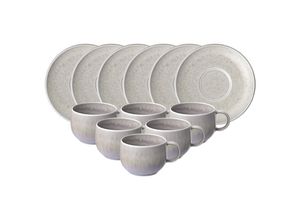 4262418978760 - like by Villeroy & Boch Espressotassen mit Untertassen Perlemor Sand 60 ml 6er Set