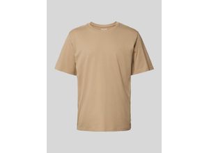 5714499687417 - Jack & Jones JJEORGANIC BASIC TEE SS O-NECK NOOS T-Shirt beige in M