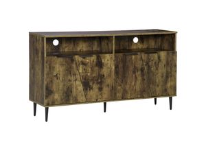 4251774963121 - Küchenschrank Sideboard Aufbewahrungsschrank mit 2 Fächern und 2 Schränken Küchenmöbel Industrie-Des