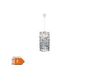 4059157133518 - Etc-shop - Hänge Decken Lampe dimmbar Mädchen Kinder fernbedienung Leuchte silber inkl rgb led Leuchtmittel