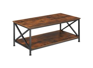 4061173209207 - Tectake - Couchtisch Beistelltisch Pittsburgh industrial dunkelbraun - 100 x 55 x 455 cm - 404437