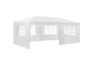 4061173244284 - tectake® Pavillon 6 x 3 m mit UV-Schutz inklusive Spannseile und Heringe