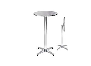 4260397657997 - tectake® Stehtisch aus Aluminium rund standfest und pflegeleicht 60 x 75 115 cm