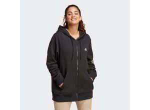 4066752460826 - Große Größen Kapuzensweatshirt schwarz-weiß Gr56 58