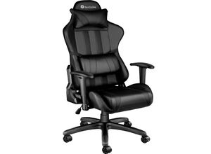 4260473667704 - tectake® Racing Gaming Stuhl ergonomische Form mit verstellbarer Rückenlehne Kunstlederbezug abnehmbares Nacken- und Lendenkissen Belastbarkeit 120 kg