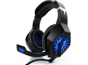 4061474029221 - CSL Gaming-Headset GHS-102 mit Mikrofon USB Kopfhörer für Windows Mac Linux  PS4 PS4 Pro