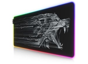 4062861809037 - RGB Gaming Mauspad XL 900 x 400 mm Mousepad - verbessert Präzision & Geschwindigkeit