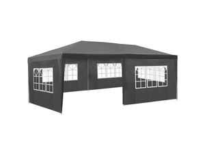 4061173244314 - tectake® Pavillon 6 x 3 m mit UV-Schutz inklusive Spannseile und Heringe