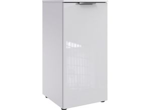 4065979031550 - Kommode WIMEX Level36 C by fresh to go weiß (weiß glas weiß) B41cm H92cm T41cm Spanplatte Sideboards mit Glaselementen auf der Front soft-close Funktion 41cm breit