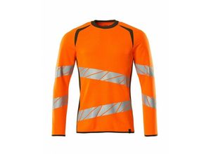 5711074804924 - Sweatshirt moderne Passform Sweatshirt Gr l one hi-vis orange moosgrün - Mascot