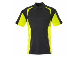 5711074974436 - Polo-Shirt moderne Passform Polo-shirt Gr xs schwarz hi-vis gelb - Mascot