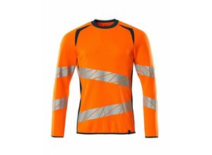 5711074804795 - Sweatshirt moderne Passform Sweatshirt Gr 3XLONE hi-vis orange dunkelpetroleum - Mascot