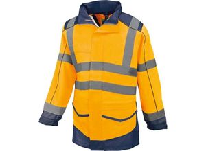 4317784567244 - Format Warnregenjacke Whistler orange marine-blau Gr��e XL