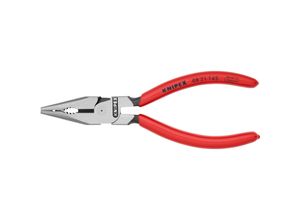 4003773078951 - 08 21 145 Spitz-Kombizange schwarz atramentiert 145 mm - Knipex