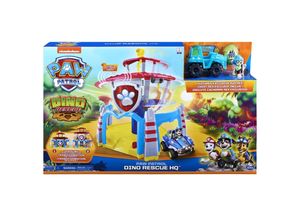 0778988319994 - PAW Patrol Dino Rescue Hauptquartier-Spielset mit Geräuschen sowie exklusiver Rex-Figur und Fahrzeug Spielzeug Kinder ab 3 Jahren Kleinkinder