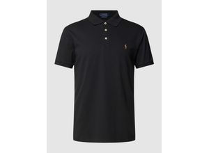 3664729813340 - Polo Ralph Lauren Herren Poloshirt - Custom Slim Fit schwarz