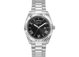 0091661520549 - Quarzuhr GUESS CONNOISSEUR GW0265G1 Armbanduhren silberfarben Herren Quarzuhren Armbanduhr Herrenuhr