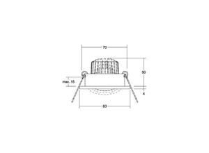 4251433949855 - BRUMBERG LED-Einbaustrahler Berrie-R RC-dimmbar chrom