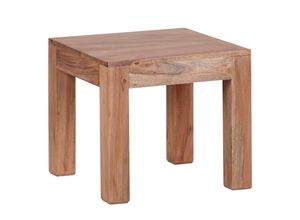 4251745763002 - Massivholz-Tisch NAKO Handgefertigt 45x40x45 cm Sheeshamholz 50kg Belastbarkeit