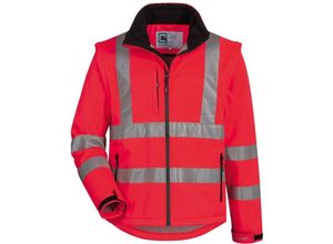 4025888396546 - CULLEN Warnschutz-Softshelljacke ELYSEE® Rot 22601-5 Gr5-XXXL(66 68)