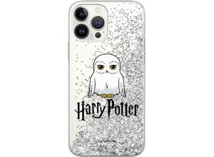 4255763702517 - Disney - Handyhülle HarryPotter-070 Full Print Liquid Glitter Silber kompatibel mit Samsung Galaxy M52 5G