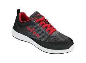 4025888274363 - - pollino halbschuhe Gr46 ® dunkelgrau   rot en iso 20345 S1P sra