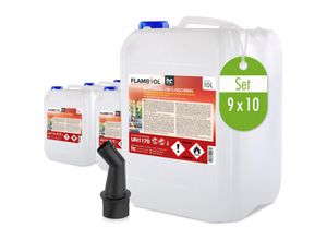 4250463107532 - 9x 10 L FLAMBIOL® Bioethanol 100% Hochrein