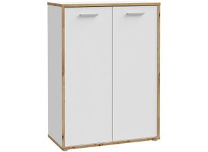 5904767848552 - Kommode Keflav weiß (weiß artisan eiche) B845cm H1151cm T415cm Spanplatte Sideboards Breite 845 cm