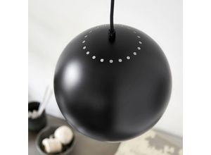 5702410409460 - FRANDSEN Ball Hängelampe Ø 25 cm schwarz matt