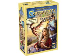 4015566018280 - Carcassonne - Burgfräulein und Drachen (Erweiterung) Brettspiel 4015566018280 asmodee