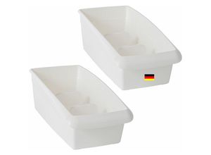 4251888513243 - Novaliv - 2x Kosmetik-Aufbewahrung - Weiß