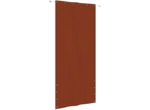 8720286161166 - Bonnevie - Balkon-SichtschutzBalkonverkleidung Terrakottarot 120x240 cm Oxford-Gewebe vidaXL