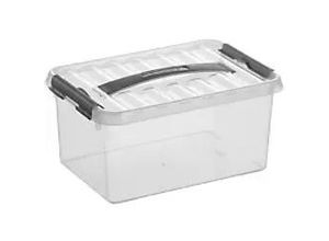 4012086024333 - Aufbewahrungsbox H6160102 6 L Transparent Polypropylen 30 x 20 x 14 cm 6 Stück