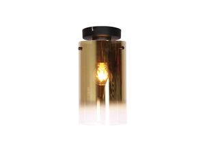 8720143023811 - Deckenlampe Ventotto schwarz gold Ø 15 cm Glas