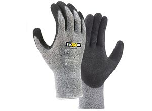 4062899072267 - Trizeratop - teXXor® topline Schnittschutz-Handschuhe nitril e Grau-meliert Schwarz