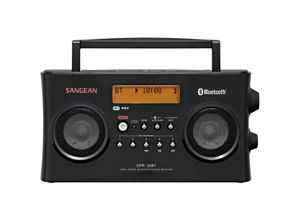 4711317993287 - DPR-26 bt Kofferradio dab+ ukw aux Bluetooth® Akku-Ladefunktion Schwarz - Sangean