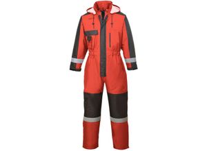 5036108217465 - Herren Winter Arbeitsoverall -40 °c Kälteschutz Rot s - Rot - Portwest