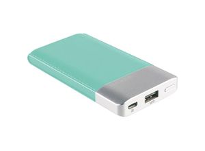 4040895005816 - Powerbank RealPower PB-4000 Fashion Lake Blue (lederoptik) 282248