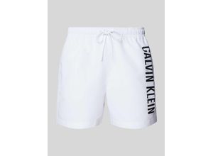 8720109714715 - Regular Fit Badeshorts mit Label-Print