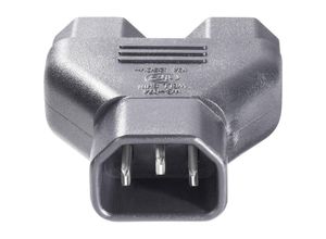 4011376711984 - Bkl Electronic - 073331 Kaltgeräte-Adapter Kaltgeräte-Stecker C14 - Kaltgeräte-Buchse C13 Kaltgeräte-