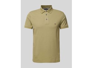 8720113815842 - Slim Fit Poloshirt mit Label-Stitching