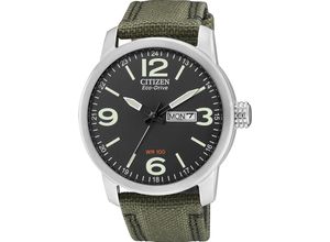 Image of Solaruhr CITIZEN "BM8470-11EE" Armbanduhren grün Herren Solaruhren Armbanduhr, Herrenuhr