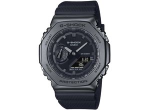 4549526344343 - Chronograph CASIO G-SHOCK GM-2100BB-1AER Armbanduhren schwarz Herren Quarzuhren Quarzuhr Armbanduhr Herrenuhr digital bis 20 bar wasserdicht