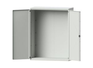 4014641095482 - eurokraft pro Schwerlastschrank JUMBO aus Stahlblech Leerschrank ohne Mitteltrennwand lichtgrau lichtgrau