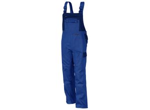 4046987001964 - Arbeitshose image in kornblau marine Größe 102 - Latzhose mg 300 g - stylische Blaummann - kornblau marine - 102 - Qualitex